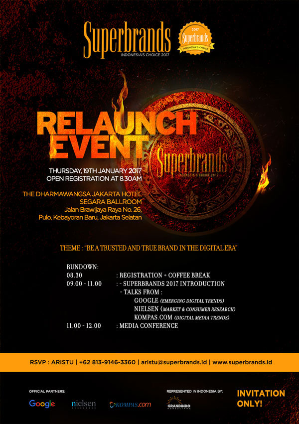 Superbrands Indonesia Relaunch Event 2017 | Superbrands Indonesia